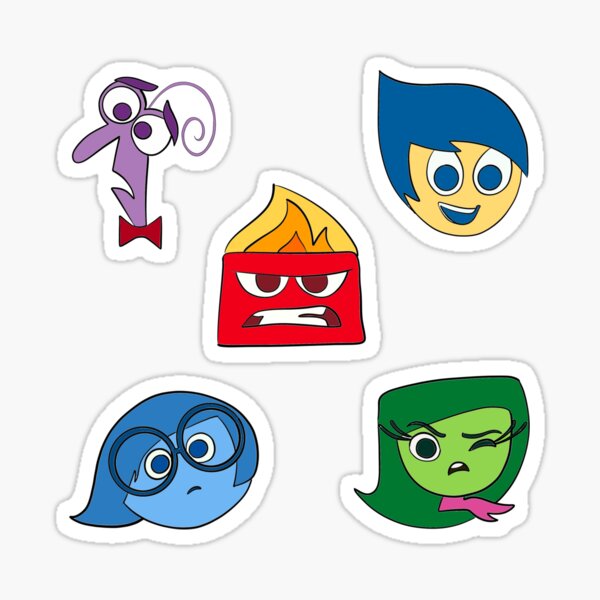 "Inside out 2 emotions sticker pack" Sticker for Sale by vyascreations ...