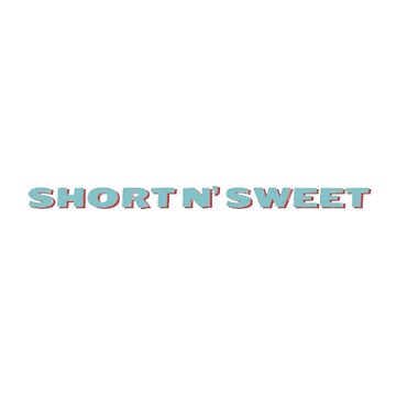 "short n' sweet graphic - Sabrina Carpenter" Sticker for Sale by ...