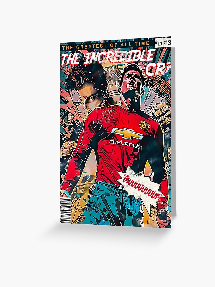 "Ronaldo Comic " Greeting Card for Sale by artbymatin | Redbubble