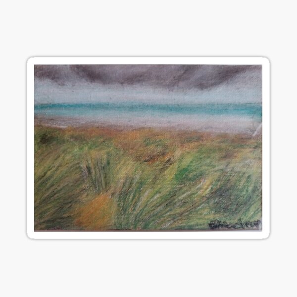"Sand Dunes, Horton's Nose, Rhyl" Sticker for Sale by The-UA | Redbubble