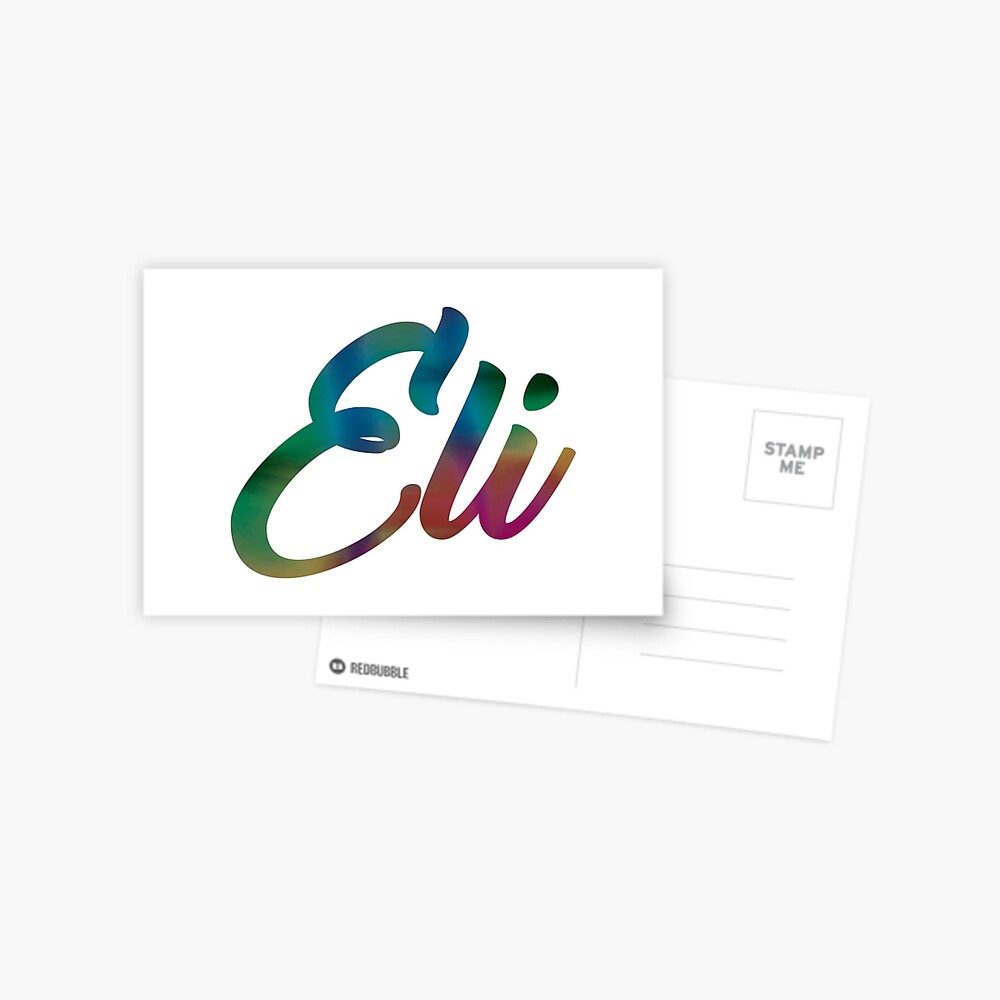 "Eli" Sticker for Sale by xRadicalRainbow | Redbubble