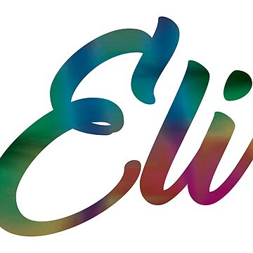 "Eli" Sticker for Sale by xRadicalRainbow | Redbubble