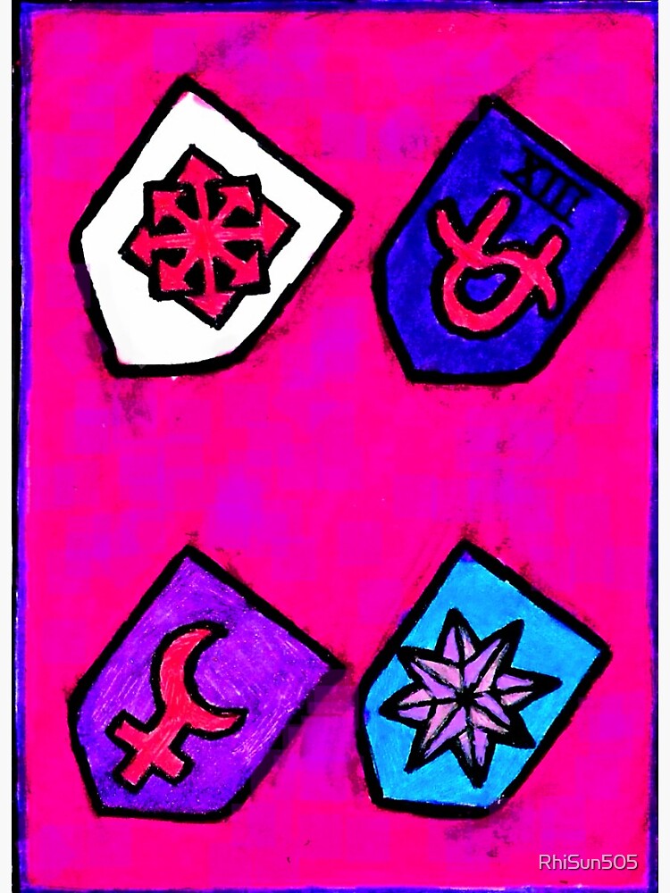 "4 Shields: Chaos, Ophiuchus, Lilith, Ishtar" Sticker for Sale by ...
