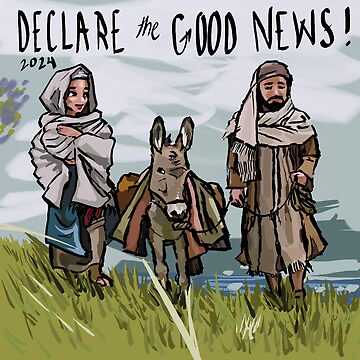 "Declare the good news 2024 convention" Sticker for Sale by Jelii-fish ...