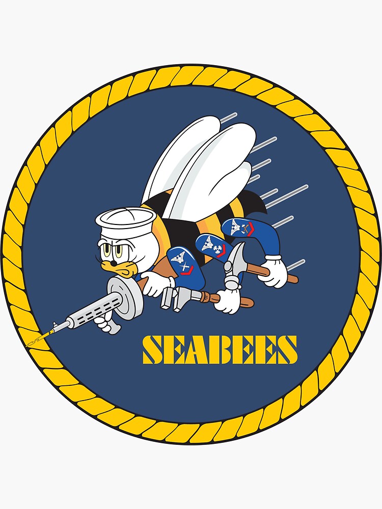 "Navy Seabee" Sticker for Sale by NavySeabees | Redbubble