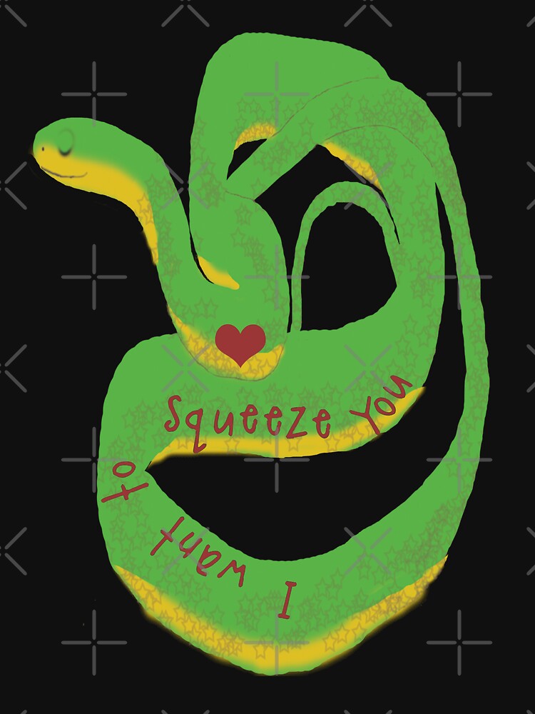 "Constrictor Snake - I Want to Squeeze You" T-shirt by amymh | Redbubble