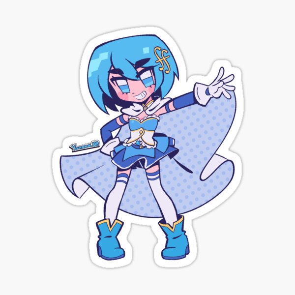 "Sayaka" Sticker by yanana-ua | Redbubble