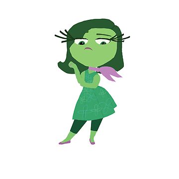 "Disgust Inside Out" Sticker for Sale by laurlitt10 | Redbubble