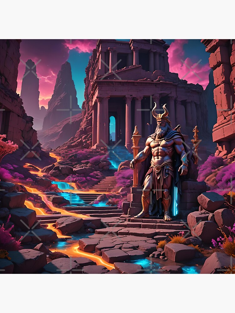 "A.I. Psychedelic Greek Mythology Reimagined 025 FunFractals ...