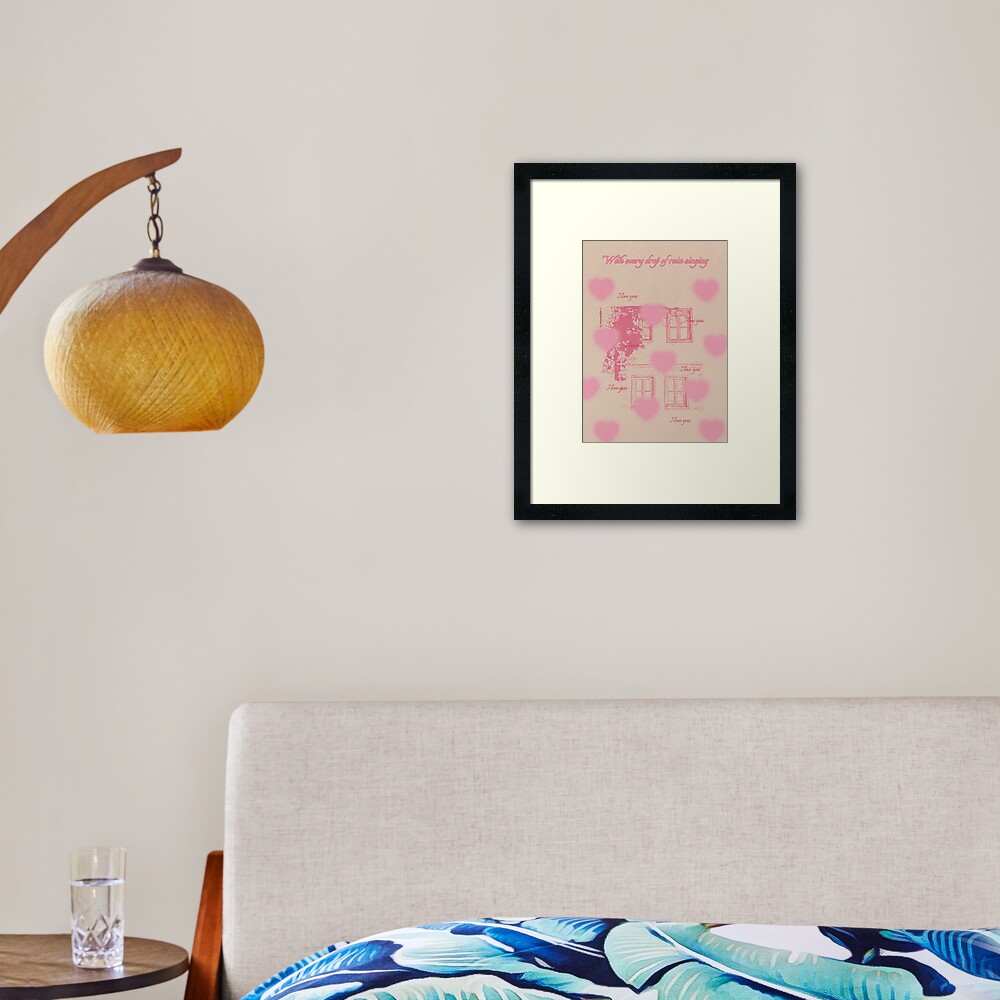 "pink in the night mitski" Poster for Sale by artsypatterns | Redbubble