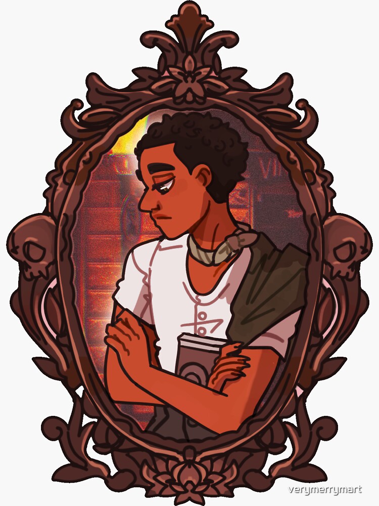 "Portrait Louis" Sticker for Sale by verymerrymart | Redbubble
