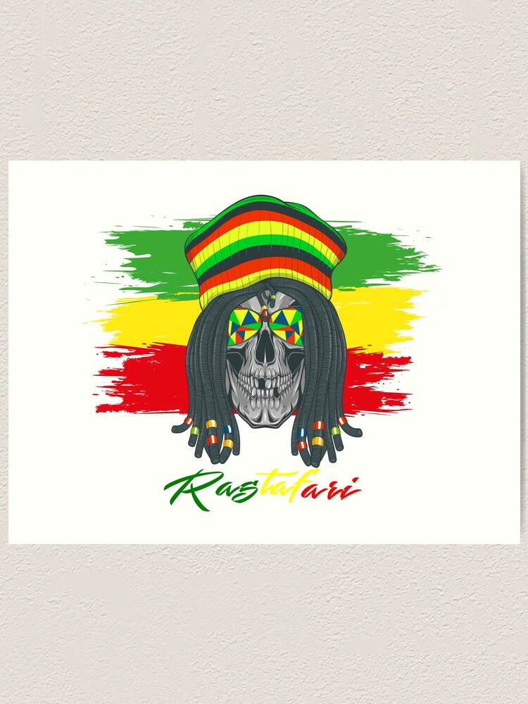 "Rastafari Skull" Art Print by fschueler | Redbubble