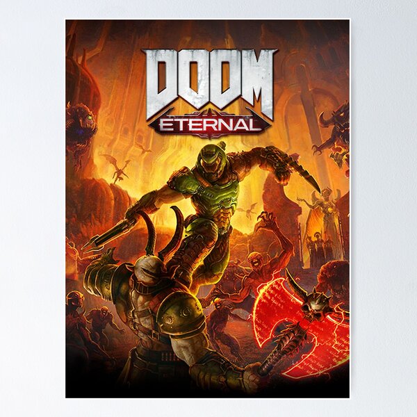 "doom eternal" Poster for Sale by belinDhadErick | Redbubble
