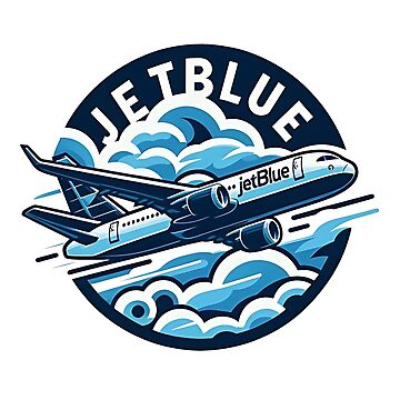 "JetBlue Airbus" Sticker for Sale by Suukunna | Redbubble