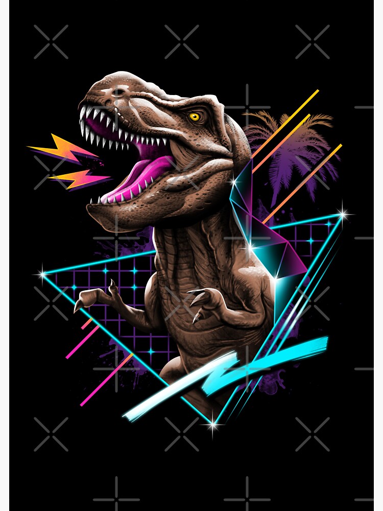 "Rad T-Rex" Sticker for Sale by vincenttrinidad | Redbubble