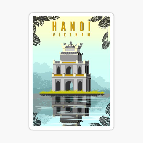 "Hanoi Vietnam" Sticker for Sale by skalihm | Redbubble