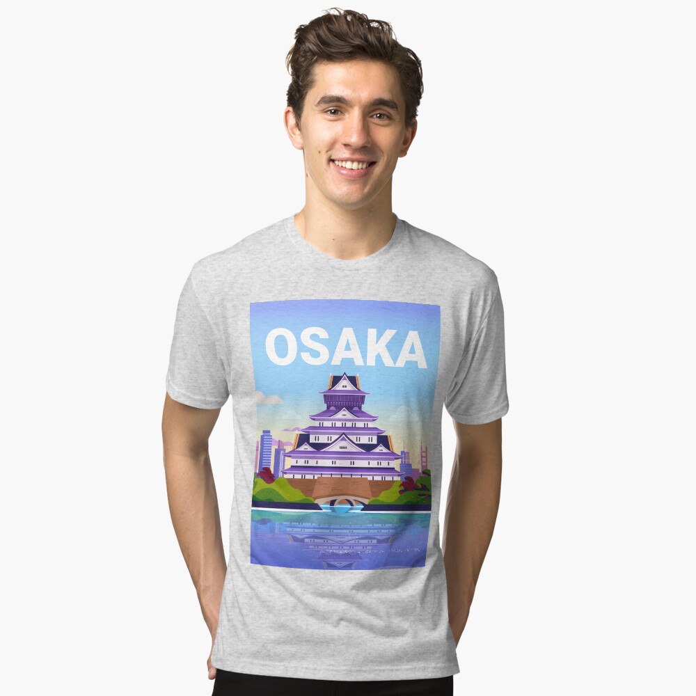 "Japanese castle osaka" Sticker for Sale by skalihm | Redbubble
