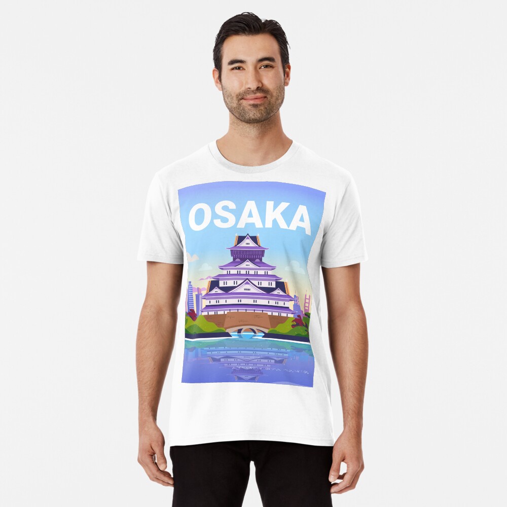 "Japanese castle osaka" Sticker for Sale by skalihm | Redbubble