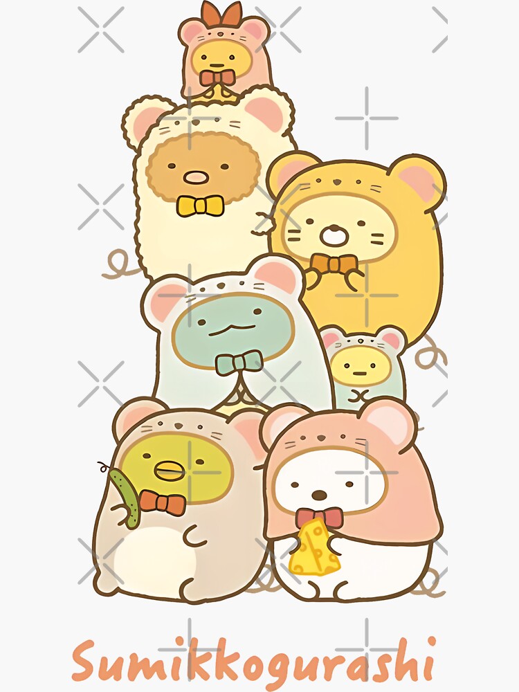 "Sumikko Gurashi Adorable Stacking Characters in Cute Mouse Costumes ...