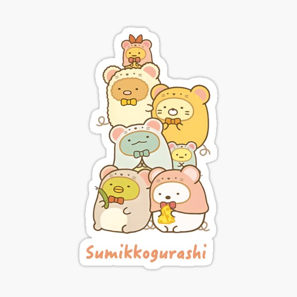 "Sumikko Gurashi Adorable Stacking Characters in Cute Mouse Costumes ...