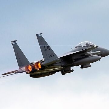 "McDonnell Douglas F15E Strike Eagle" Sticker for Sale by derekbeattie | Redbubble