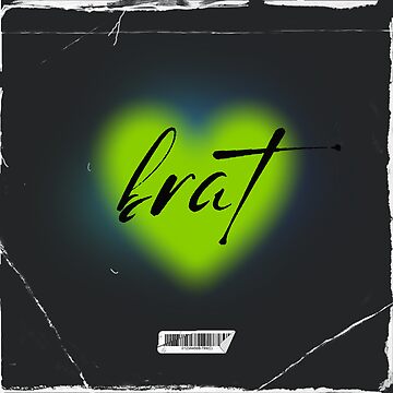 "Vintage Brat Vinyl Album Cover Hat" Sticker for Sale by Retro-Reverie ...