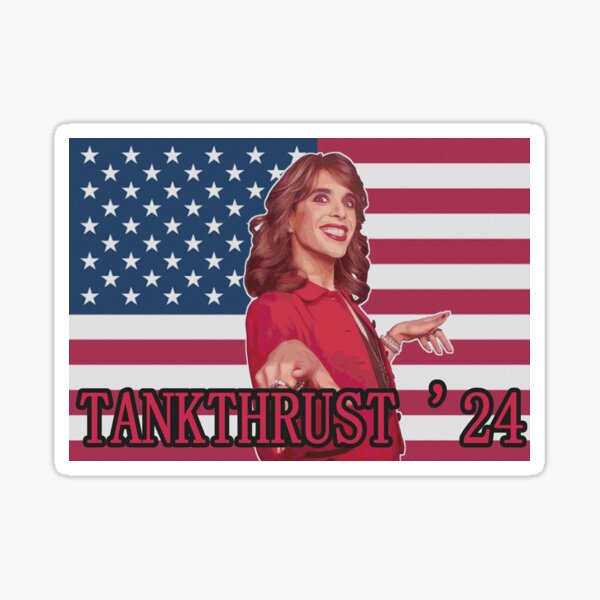 "Bryce Tankthrust for President 2024" Sticker for Sale by Zenithbored ...