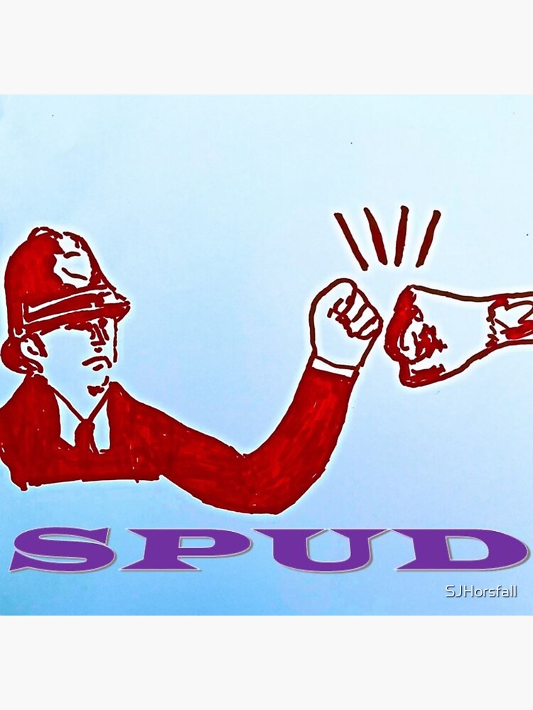 "Cop Spud" Sticker for Sale by SJHorsfall | Redbubble