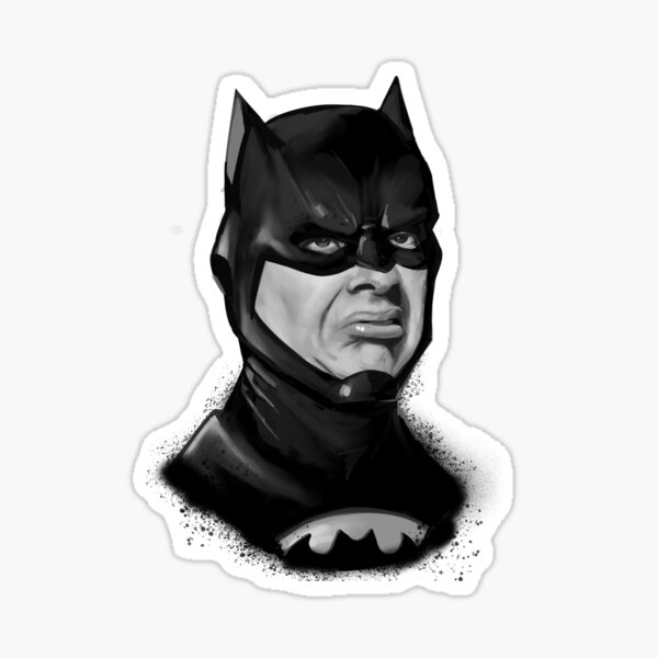 "Daily life Batman meme - Judgemental " Sticker for Sale by Opeoluwa ...
