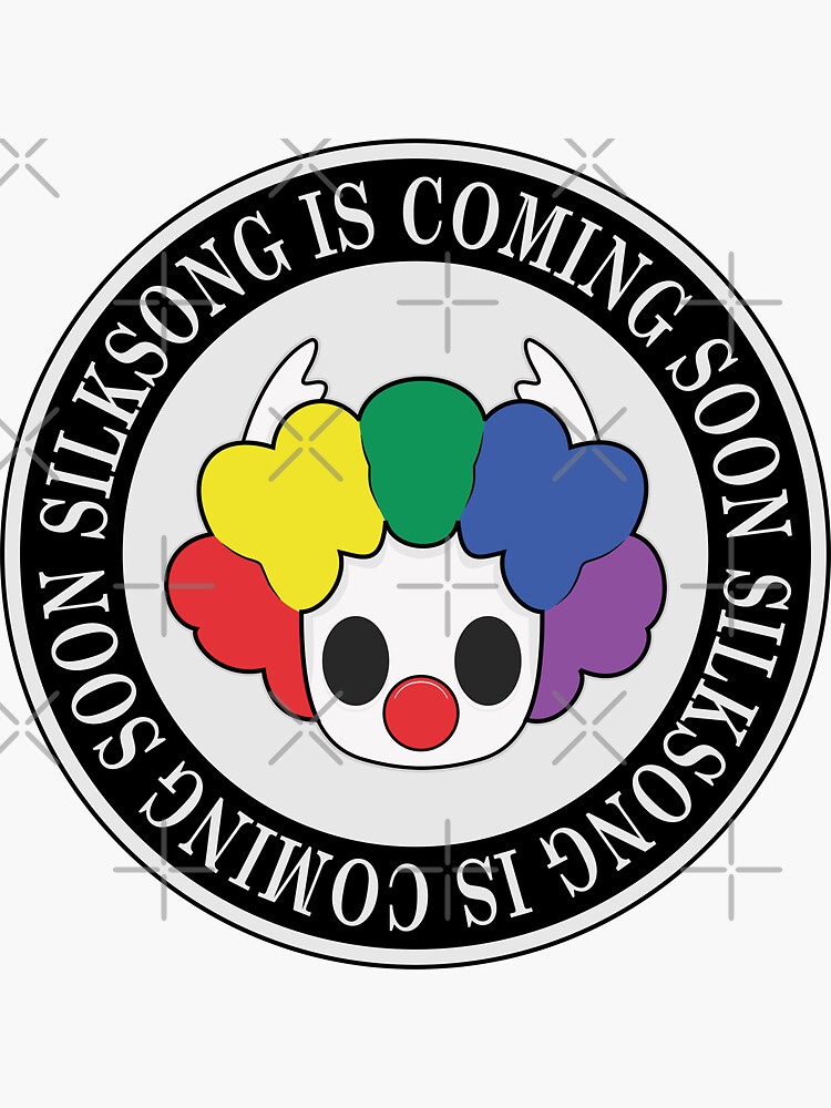 "Silksong Clown" Sticker for Sale by Blue3323 | Redbubble