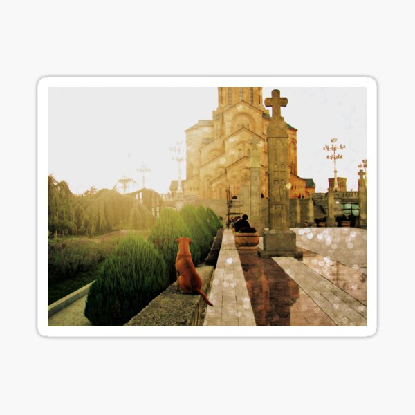 "Church Dog" Sticker for Sale by daweave77 | Redbubble