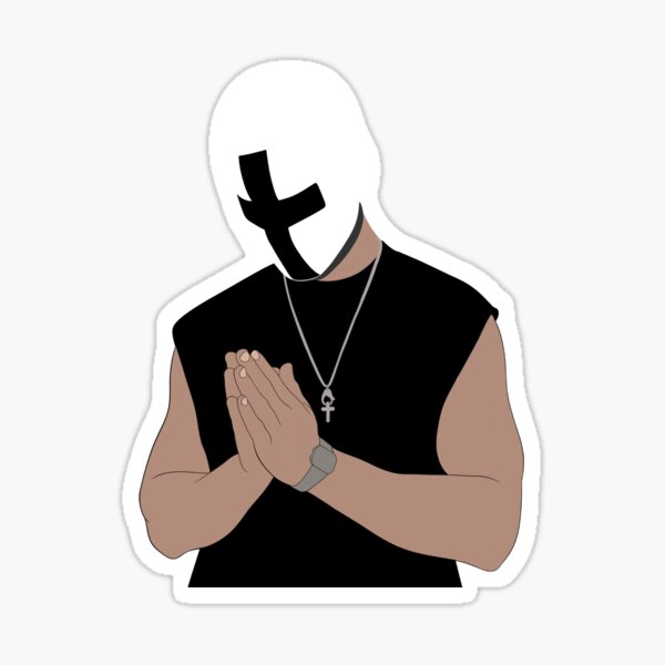 "Holy Priest Techno" Sticker for Sale by GlowWaveGear | Redbubble