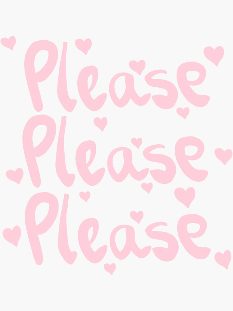 "Please Please Please Sabrina Carpener" Sticker for Sale by Pixel ...