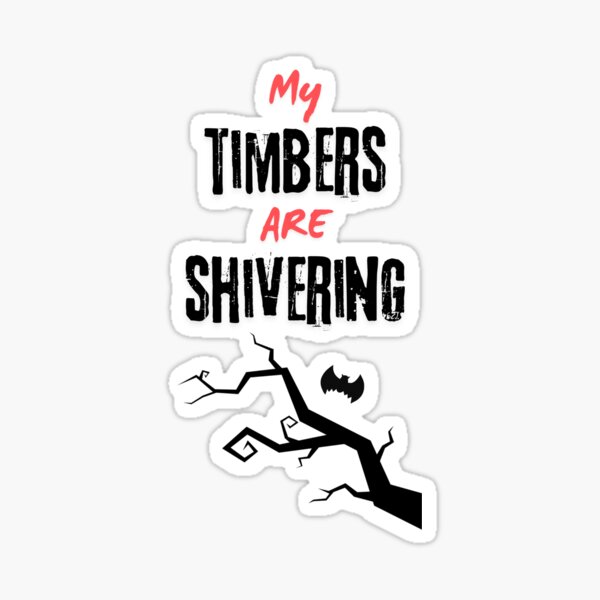 "Halloween - shiver my timbers" Sticker for Sale by IrisEyes3 | Redbubble