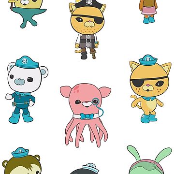 "The Octonauts Sticker Sheet" Sticker for Sale by Sunriya | Redbubble