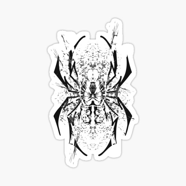 "White Spider" Sticker for Sale by TPlanter | Redbubble