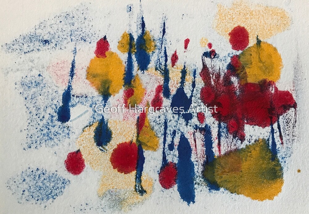 "Monotype forest, original print by Geoff Hargraves" by Geoff Hargraves ...