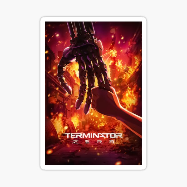 "Terminator Zero" Sticker for Sale by palmwillow | Redbubble
