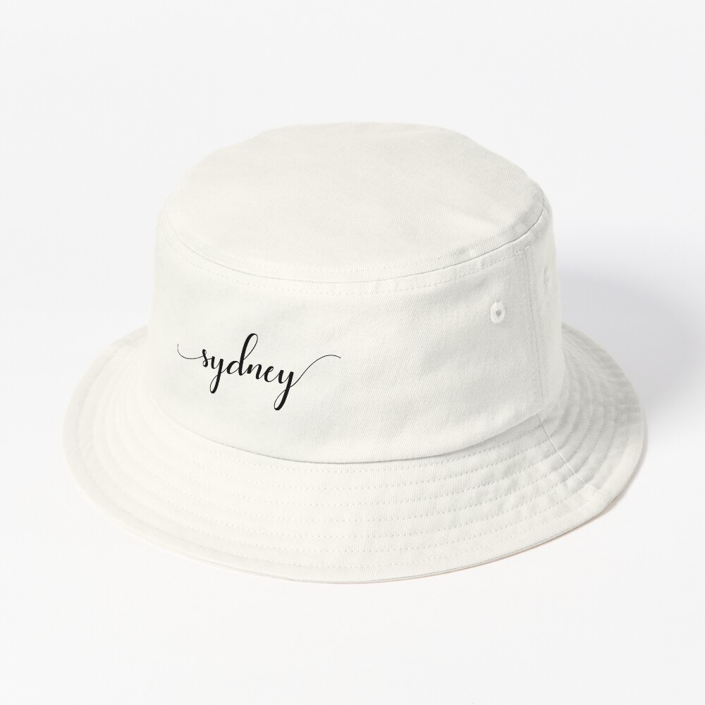 "Sydney - Custom name on delicate black cursive font" Sticker for Sale ...