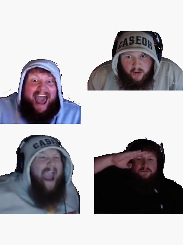 "Caseoh Sticker Pack 2" Sticker for Sale by Walletinspector | Redbubble