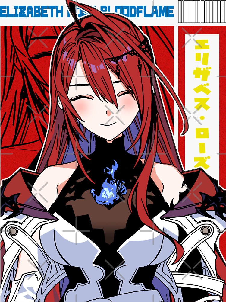 "Elizabeth Rose Bloodflame - Justice" Sticker for Sale by UDTee | Redbubble