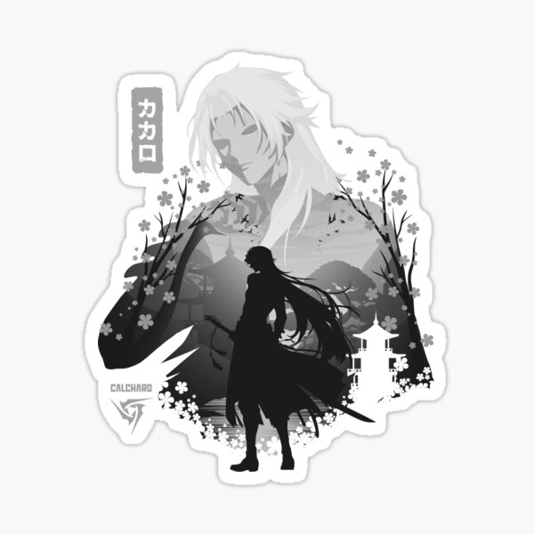 "Calcharo Black Silhouette" Sticker for Sale by Miguelmelo | Redbubble