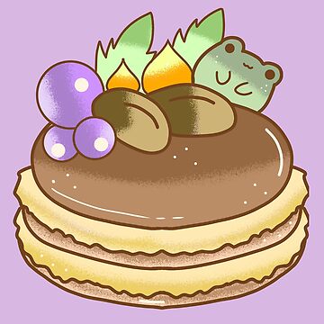 "Desset Colorful Cute Kawaii macaron froggy" Sticker for Sale by ...