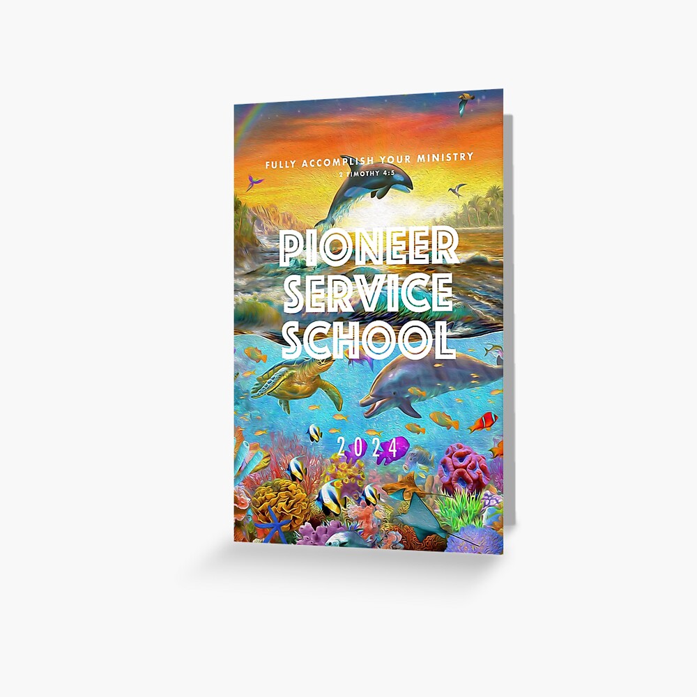 "PIONEER SERVICE SCHOOL 2024 (UNDERWATER)" Sticker for Sale by Paper ...