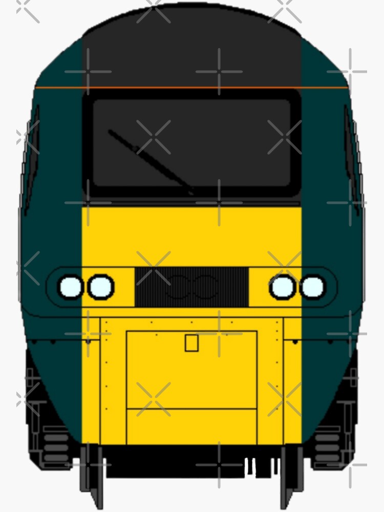 "GWR HST locomotive " Sticker for Sale by TrainFanatic | Redbubble