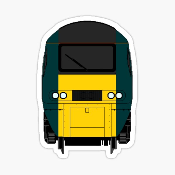"GWR HST locomotive " Sticker for Sale by TrainFanatic | Redbubble