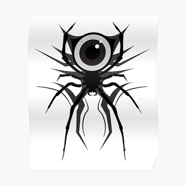 "Scary Spider - Killer Halloween Insect Arachnid" Poster by shirtkings ...