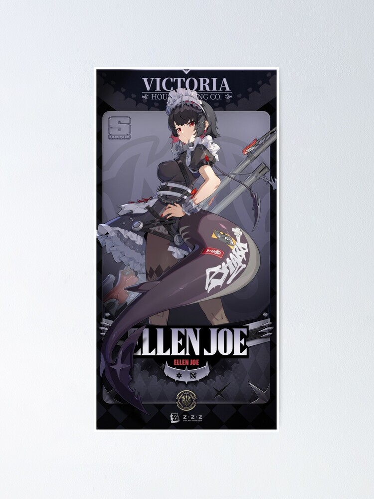 "Ellen Joe Official Poster, Zenless Zone Zero" Poster by Demray | Redbubble