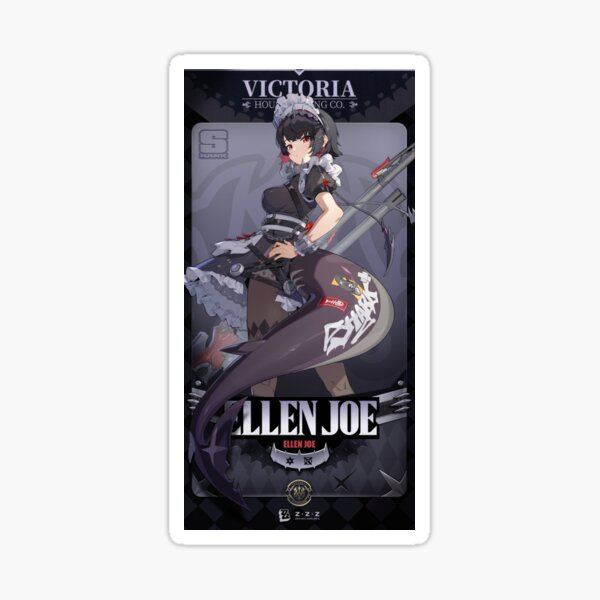 "Ellen Joe Official Poster, Zenless Zone Zero" Sticker by Demray ...