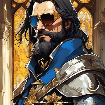 "The Solar King" Sticker by Rambarde-Knight | Redbubble